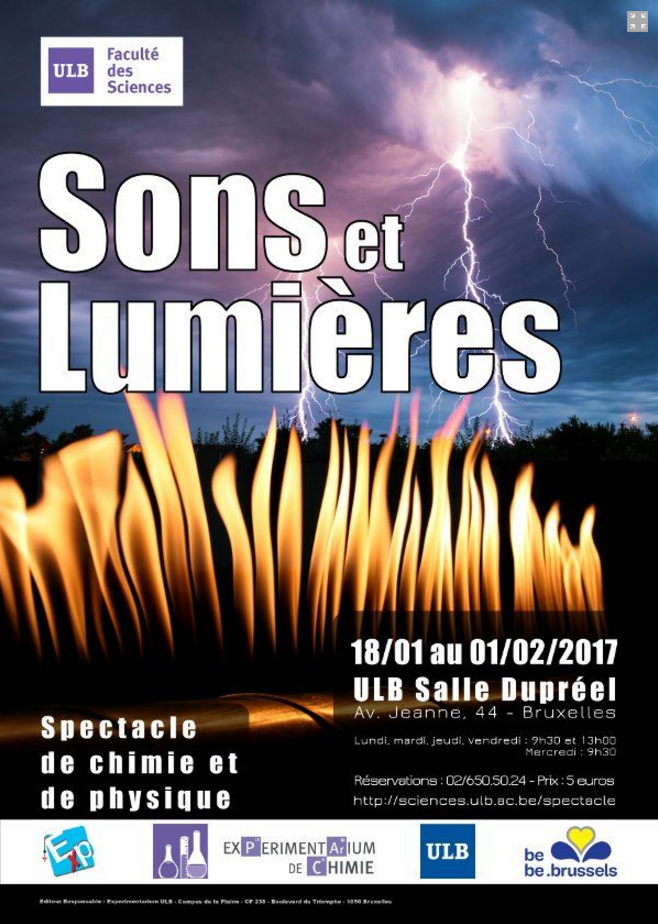 Chimie et Physique mettent en scène le son et la lumière | Sciences.be